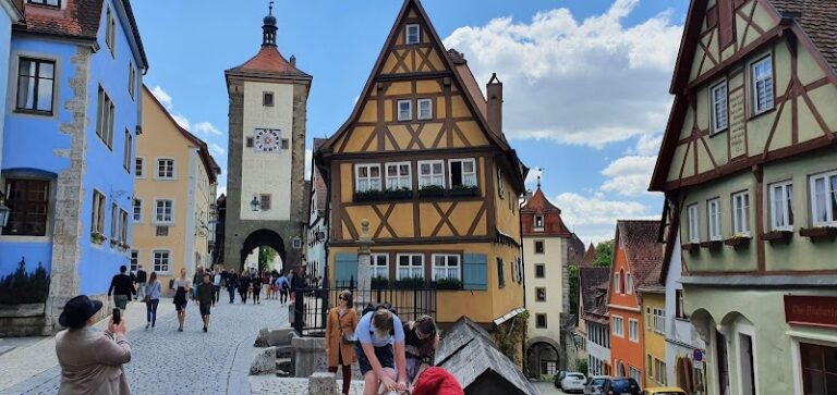 Tourist Map of Rothenburg above the Tauber - Medieval Gem Unveiled ...